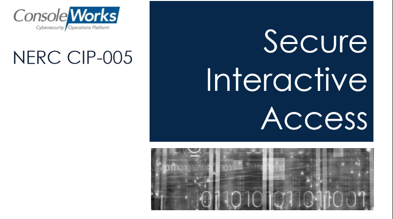 Secure Remote Access NERC CIP-005 - TDi Secure Remote Access NERC CIP-005 - TDi